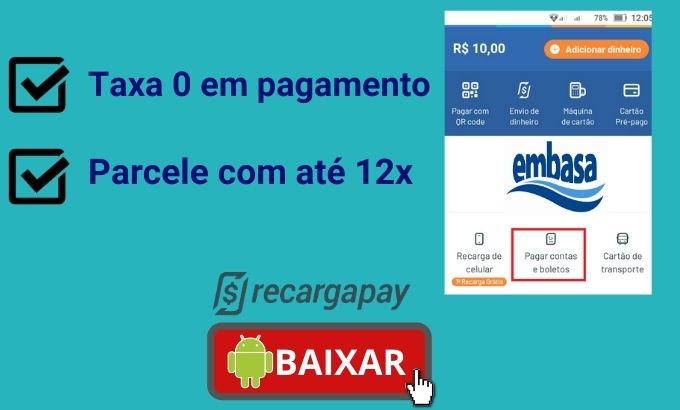 Embasa 2 via: Obter e pagar o boleto atrasado - Pagamento Contas